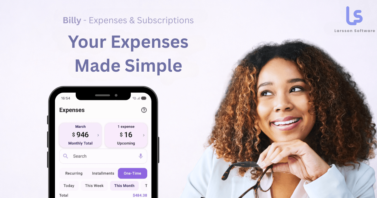 Billy - Free Expense Tracker & Subscription Manager App